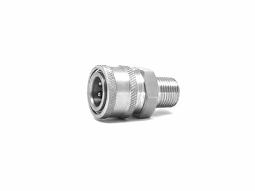 Stainless 1/2" Male Locking QC Coupler